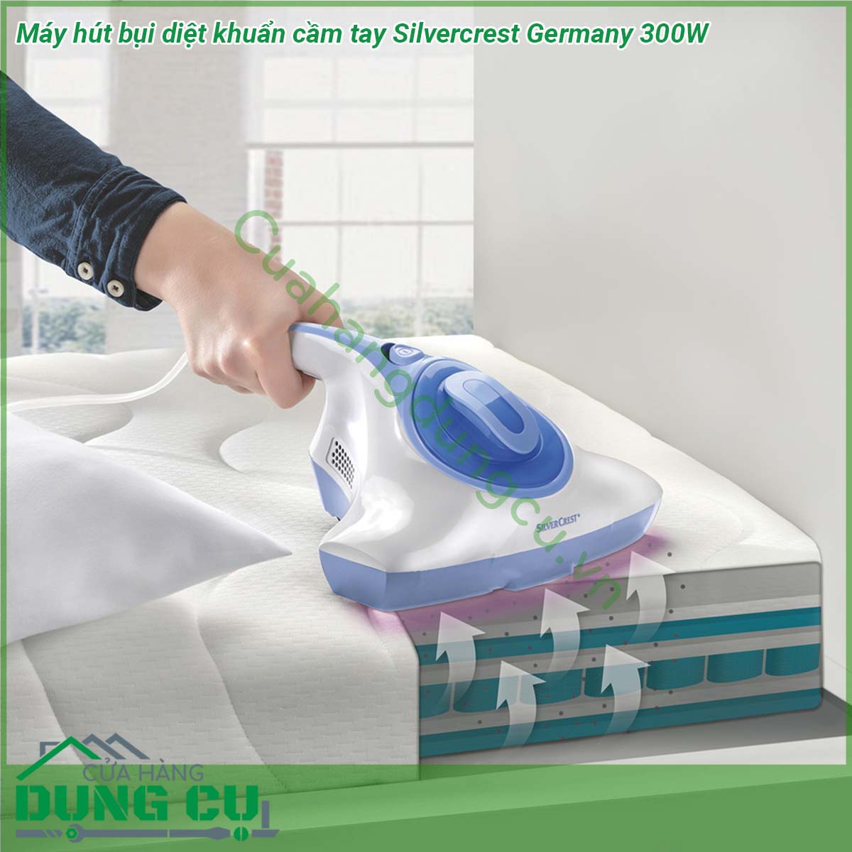 Máy hút bụi diệt khuẩn cầm tay Silvercrest Germany 300W