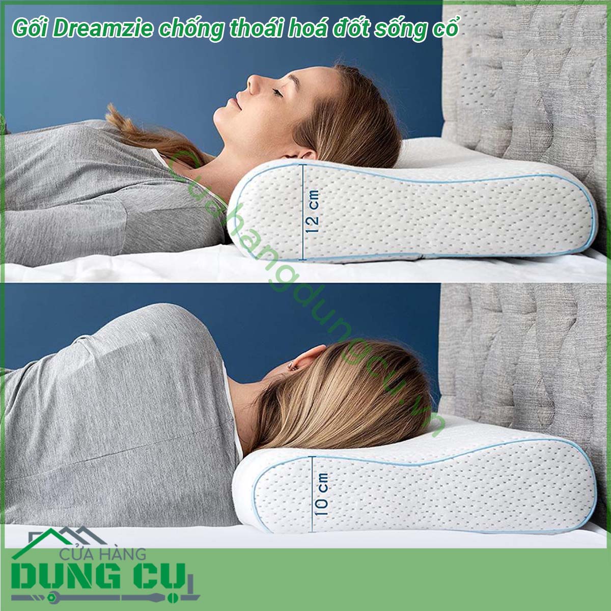 Gối Dreamzie chống thoái hoá đốt sống cổ